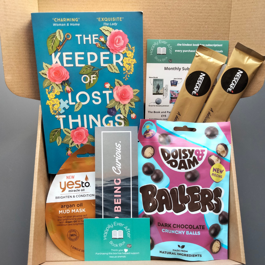 The Book and Pamper Monthly Book Subscription Box UK