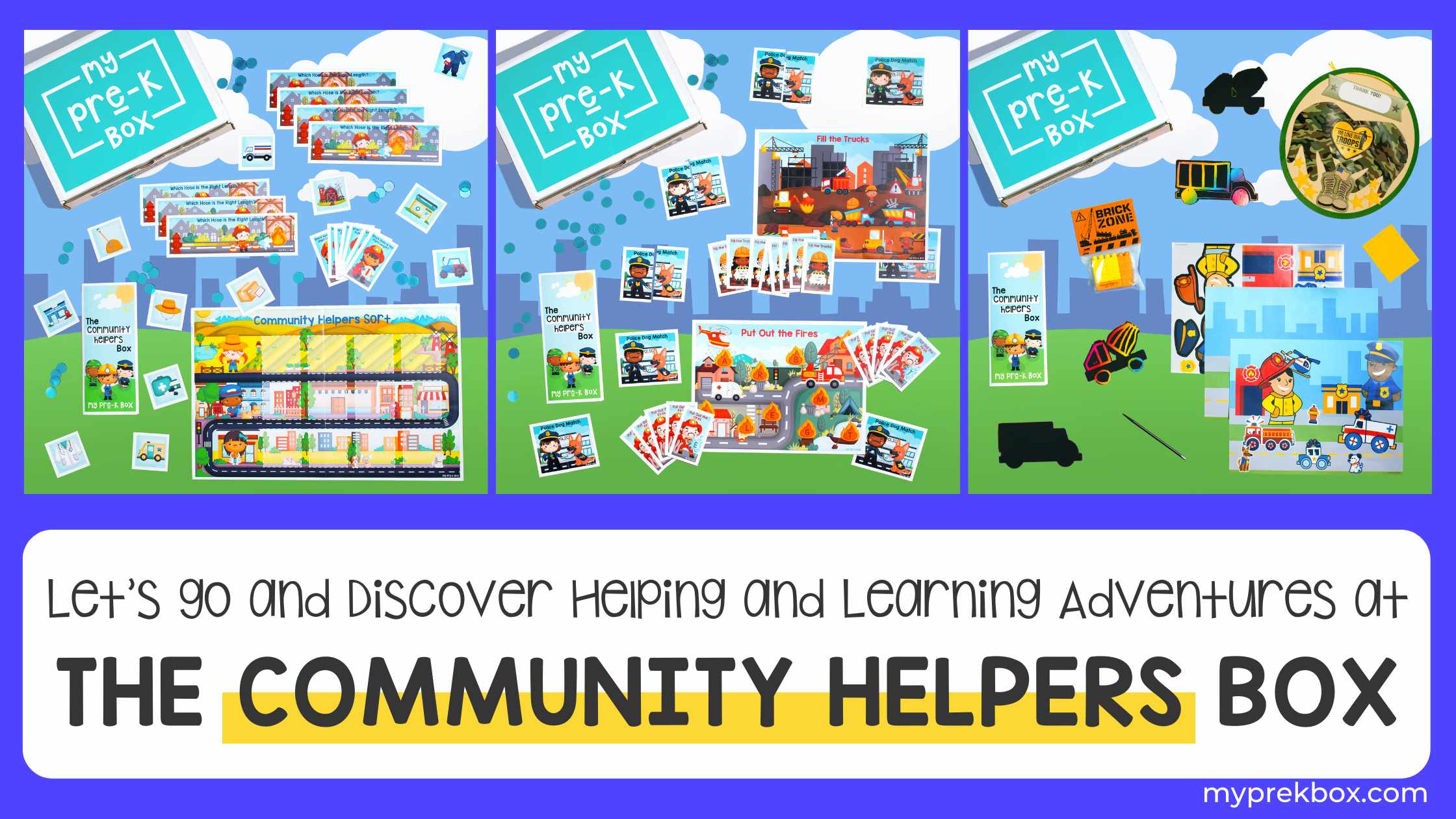 Helping and Learning Adventures at The Community Helpers Box