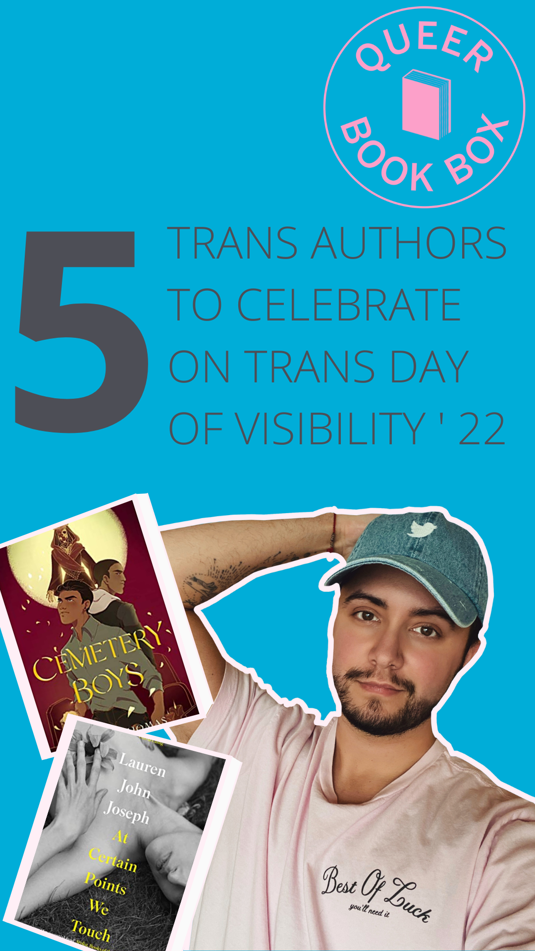 5 trans authors to celebrate on Trans Day of Visibility 2022