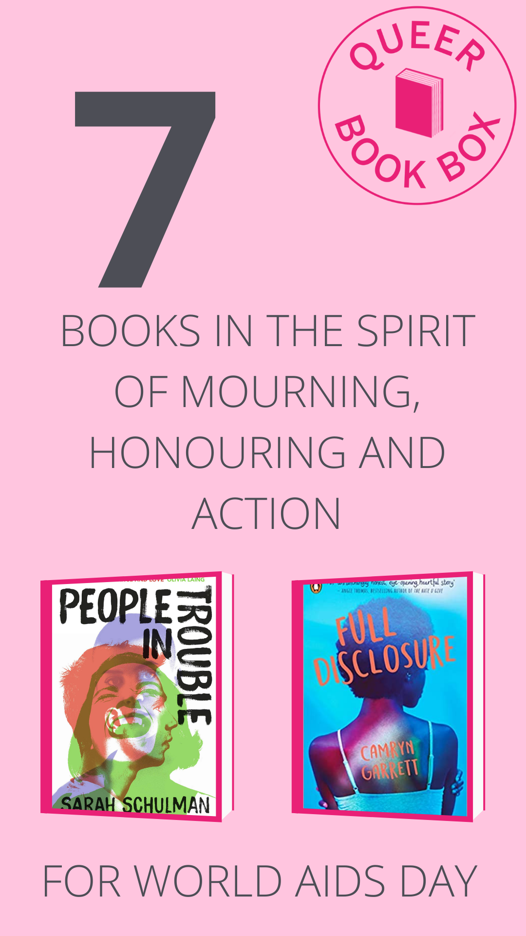 7 books in the spirit of mourning, honouring and action